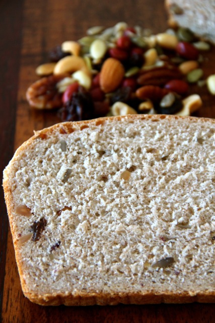 Maple Trail Mix Bread