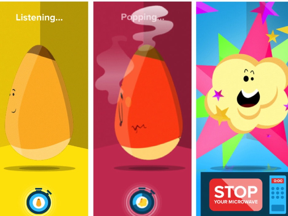 Turn the app on and place it near your microwave. It listens to the ...